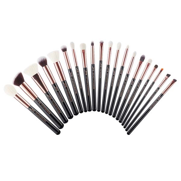 Quality Precise Shape ISO14001 Pro Makeup Brushes Set for liquids powders creams for sale