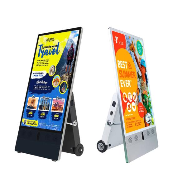 Quality 43 inch Outdoor Digital Signage Portable and Battery Powered for Effective Advertising Solutions for sale
