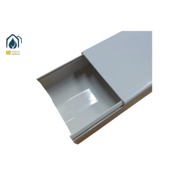 Quality Horizontal NFT Growing Systems Indoor Greenhouse Hydroponic Systems White for sale