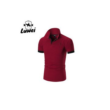 Quality Plus Size Cotton Polo T Shirts Muscle Collared Sublimation Fitted Soft Knit for sale
