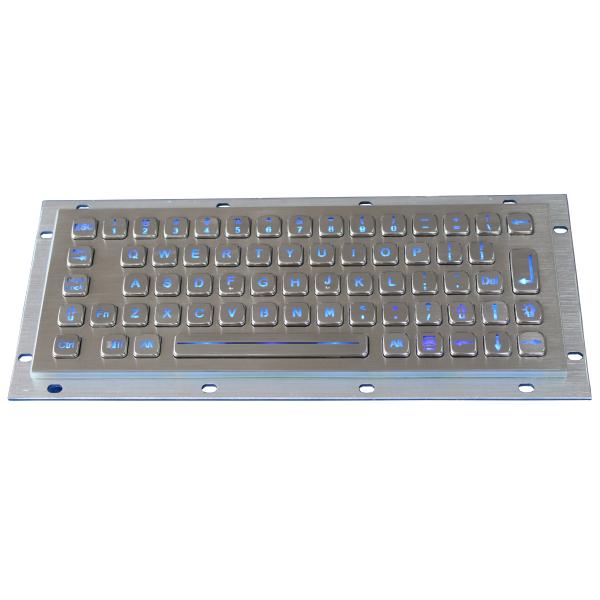 Quality Stainless Steel Backlit USB Keyboard IP65 Industrial kiosk Keypad for sale