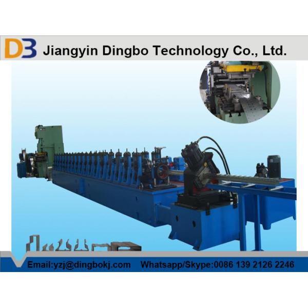 Quality Cr12 Cutter 15m/Min Rack Shelf Roll Forming Machine for sale