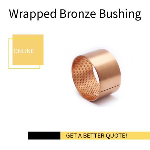 Quality Wrapped Perforated Bronze Bushing CuSn8 Material for sale