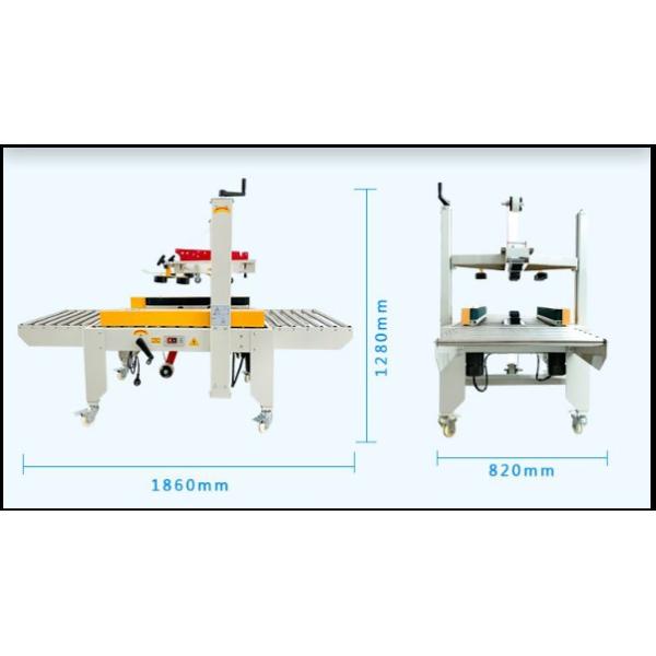 Quality FXC-5050 Auto Sealing Tape Conveyor Carton Sealer Packer Machine for Smooth for sale