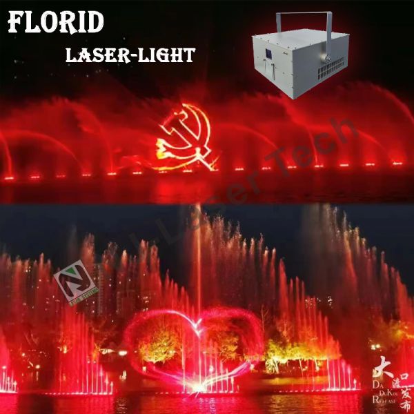 Quality Customizable 10W Full Color 3D Animation Laser Show Projector Energy Saving for sale