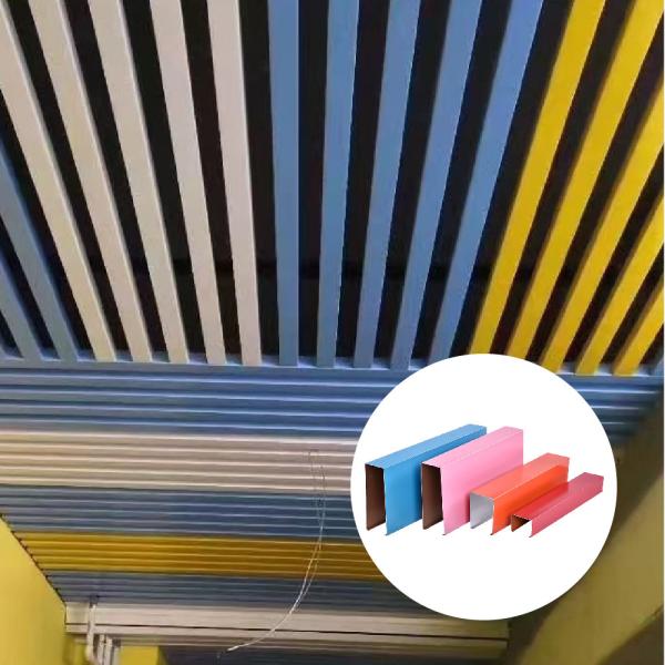 Quality Customized Aluminium Ceiling Tile , Artistic Ceiling Tiles For Modern Buildings for sale
