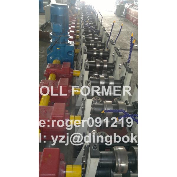 Quality Solar Photovoltaic Purlin Roll Forming Machine With Punching Device for sale