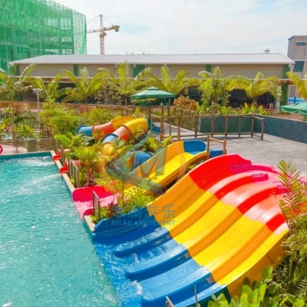 Quality Water Slide For Aqua Park With Fiberglass Material Amusement Water Slide for sale