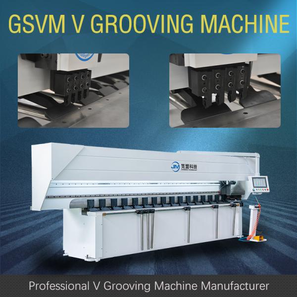 Quality Door Frame Vertical V Cutting Machine V Grooving Machine For Sheet Metal for sale