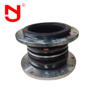 Quality NBR Double Sphere Rubber Compensator Ansi Flanged Rubber Expansion Joint for sale