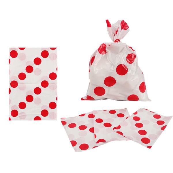 Quality Thickness 0.03mm Custom Plastic Gift Bags Jumbo Xmas Christmas for sale