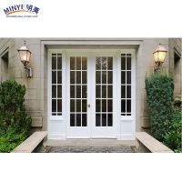 Quality German Hardware Aluminium Swing Casement Door with Security Grill and Customized for sale