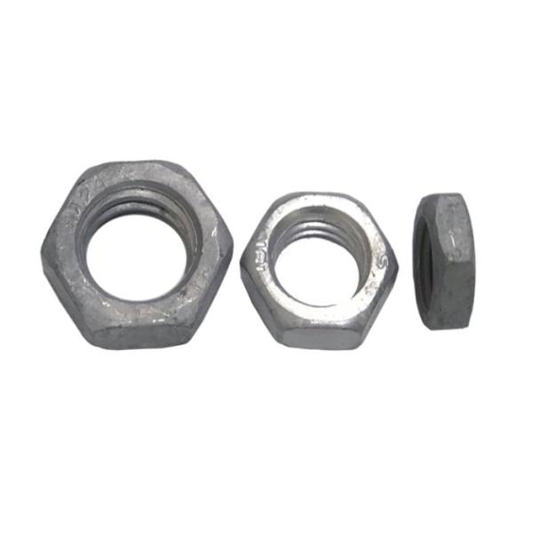 Quality SS304 Galvanized Hex Head Cap Nut M8 Dacrotized Painting for sale