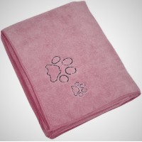 Quality Square 77cmx97cm Pet Microfiber Towel , Pet Bath Towel for sale