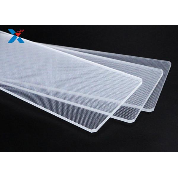 Quality 3mm Clear Acrylic Light Guide Plate Custom Edge Lit LED Light Panels for sale