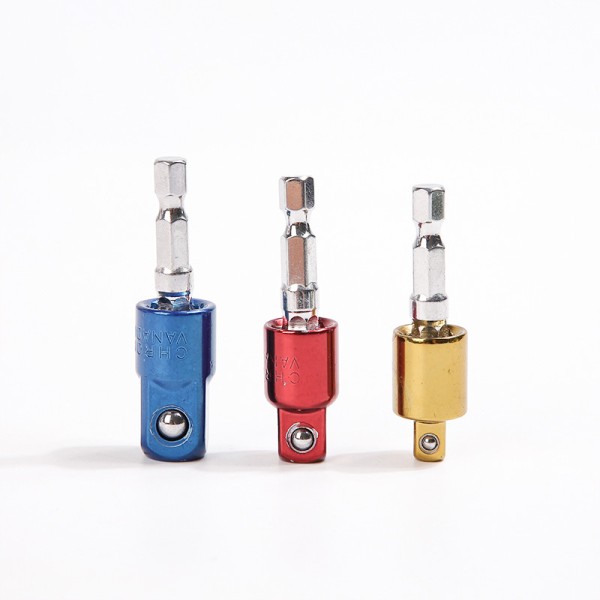 Quality Hand and Electric Tools 1/4'' 54MM CRV Material Colorful Universal Socket for sale