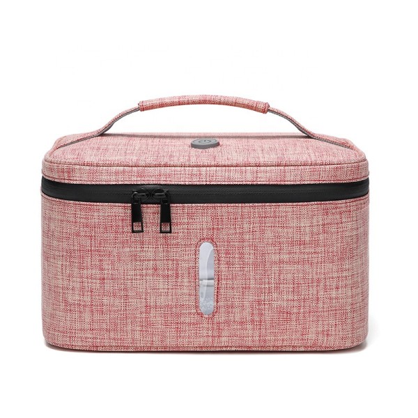Quality USB Rechargeable UV Light Sanitizer Travel Cosmetic Bags 26*19*15cm for sale
