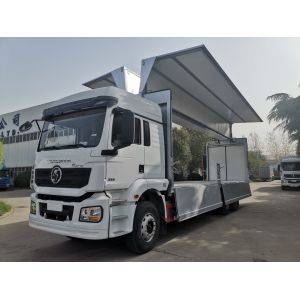 Quality SHACMAN X5000 Special Trucks Wing Van 8x4 Euro II  Aluminum Wing Van 50T for sale