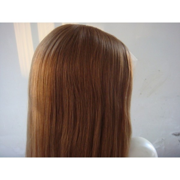 Quality Adjustable 100 Human Hair Straight Ladies Wigs Average Cap Size for sale