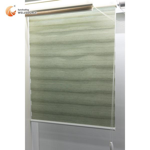 Quality Double Layer Blinds Full Blackout Window Curtain Zebra Blind for Contemporary for sale