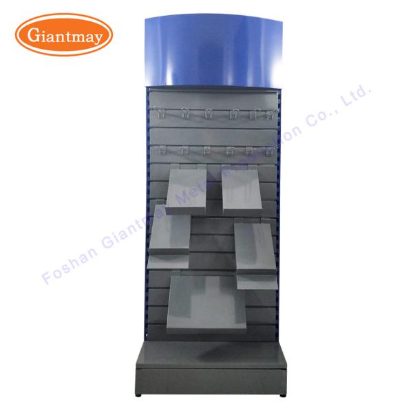 Quality Cosmetic Floor Stand Freestanding Display Slatwall for sale