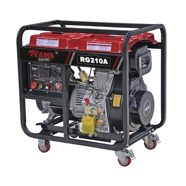 Quality 188F Genset Diesel Welder Generator compressor 180A Excitation Electric Start for sale