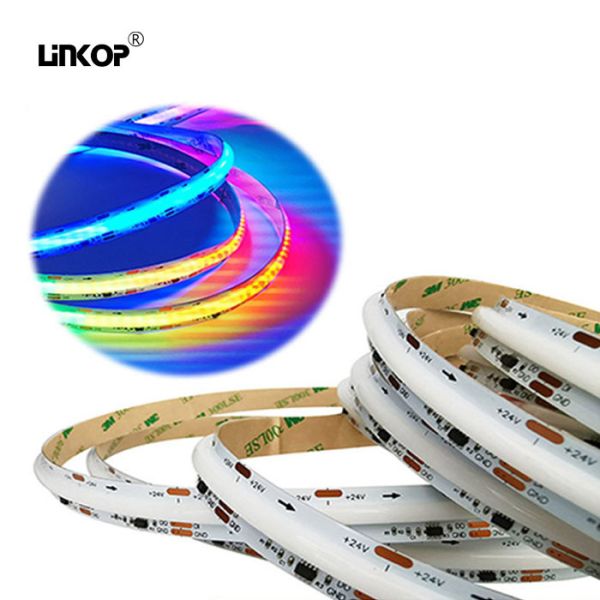 Quality Addressable Rgb Cri 90 24v Cob Led Strip 180 Degree Beam Angle Of 720 Leds/M for sale