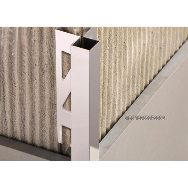 Quality SUS316 Tile Edge Trim Stainless Steel Bunnings 8mm Polish Silver for sale