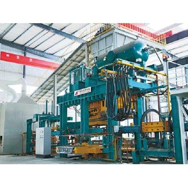 Quality Static Pressure Moulding Line , Flask Moulding Line Machine Complex Castings for sale