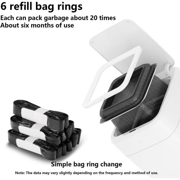Quality PE Trash Can Automatic Bag Biodegradable Black Dustbin Bags Customized For Self Seal Trash Can for sale