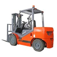 Quality Hydraulic 3 Ton Diesel Powered Forklift With Closed Cabin for sale