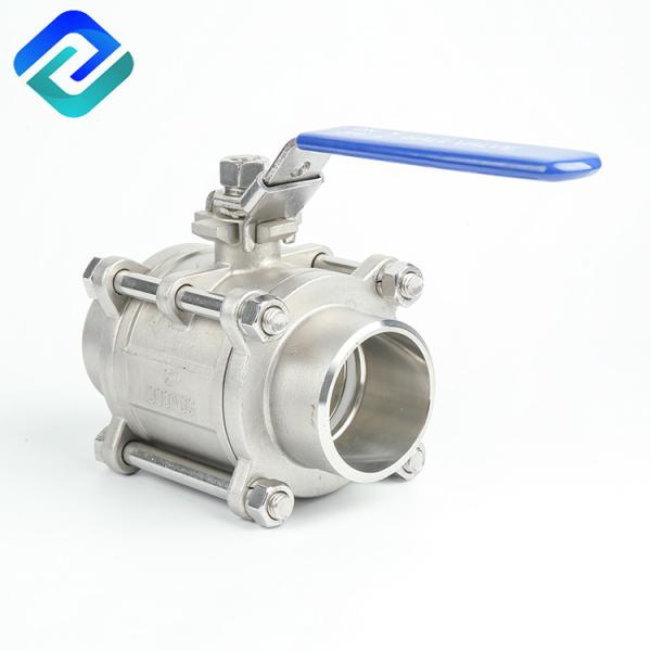 Quality Wax Casting CF8M 3PC Ball Valve Female Thread Tapered BSPT for sale
