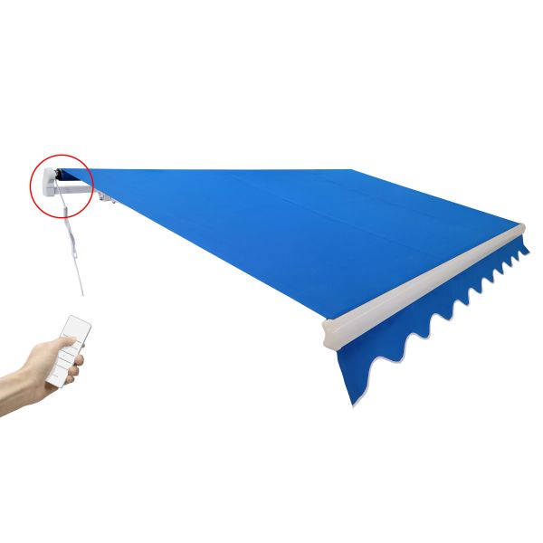Quality Heavy-duty outdoor retractable awning manual or motorized strong awning for sale