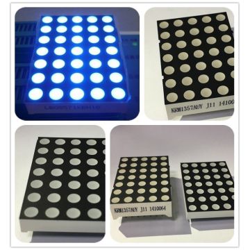 Quality 1.9mm Diameter 5x7 Dot Matrix Display White Color For Arrow Sign for sale