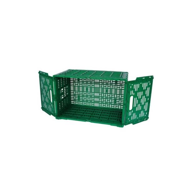 Quality 3.4kg 100% Virgin PP Heavy Duty Fruit And Vegetable Plastic Crates for sale
