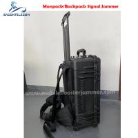 Quality Loack GPS 6 Channels Manpack Jammer 2G 3G 4G 5G 120w High Power Backpack for sale