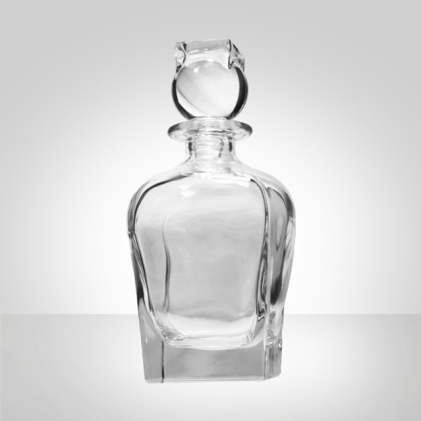 Quality Super Flint Diamond Cut Glass Decanter ,  XO, brandy ,  Vodka Liquor Gin Rum Tequila Whisky Brandy Spirit Glass Bottle With Solid Glass Stoppers for sale