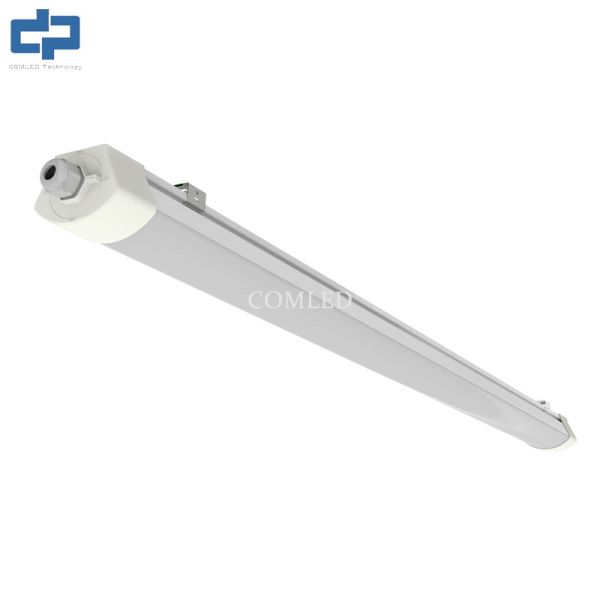 Quality 36w Vapor Proof Rating IP66 LED Linear Light Fixture With Microwave Sensor 6000K for sale