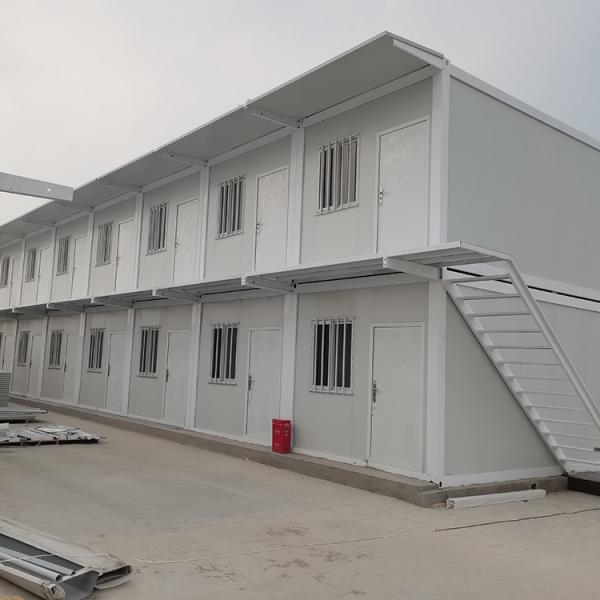 Quality security Steel Door 2nd Hand Two Story Shipping Container House With Double for sale