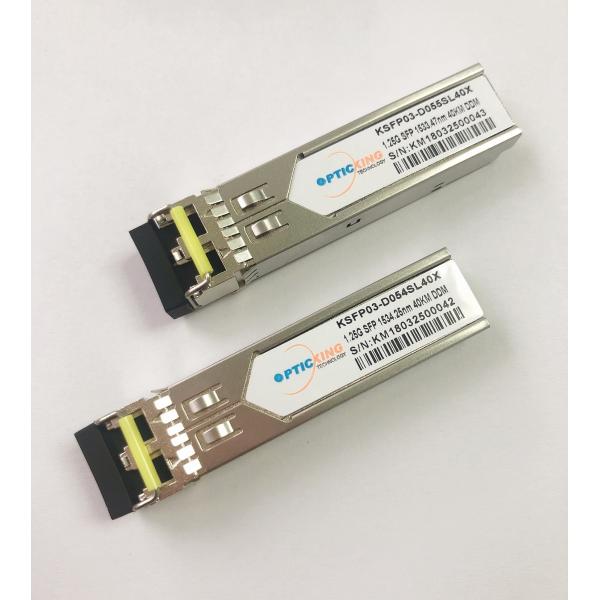 Quality DWDM 1534.25nm SFP Optical Transceiver Module 40km 80km 120km for sale