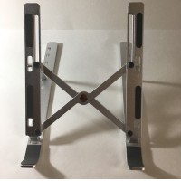 Quality Stamping Machining 4mm Macbook Pro Foldable Stand / Aluminum Ipad Holder for sale