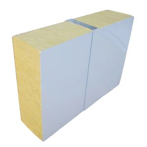 Quality Modern Warehouse Workshop Rock Wool Sandwich Panels with Competitive for sale
