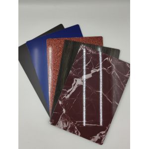 Quality Stone Grain Exterior ACP Sheet Panels DHPE Coating for sale