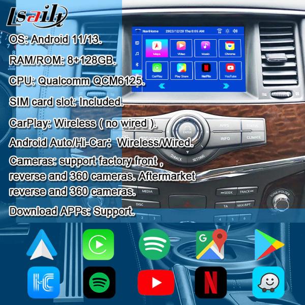 Quality Lsailt 8+128G Android 13 Smart Infotainment Module for Nissan Patrol Y62 2010 for sale