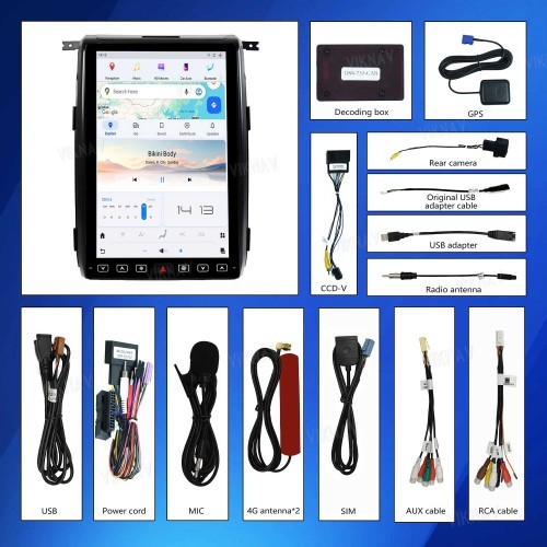 Quality VIKNAV 14.4 " Android Car Radio For Ford F150 2013-2014 Carplay Android Auto for sale