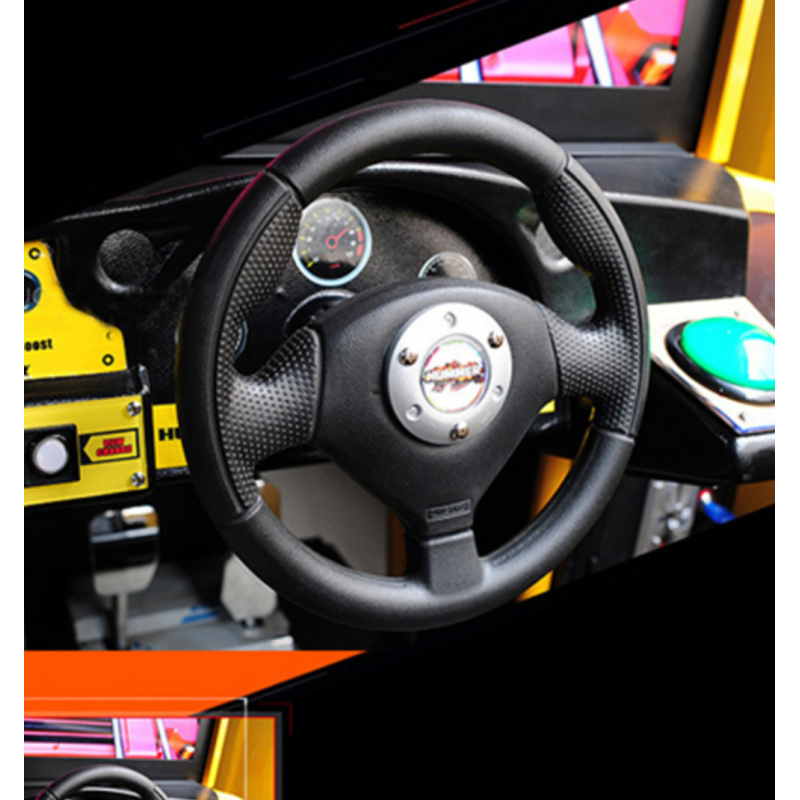 Hummer racing arcade machine gameplay screen