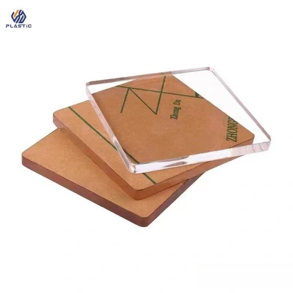 Quality 100% Virgin PMMA Acrylic Clear Board Custom Cutting for Transparent Displays for sale