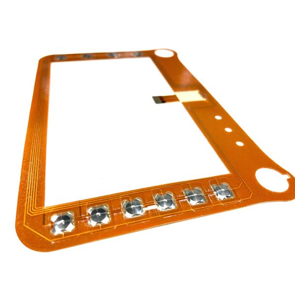 Quality Flexible Coppered Etching Membrane Control Panel With OEM Design for sale