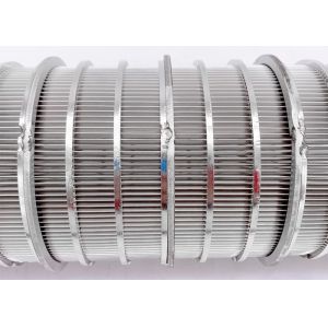 Quality 0.65mm Slot 1*2mm Wrap Wire Water Filter Elements Stainless Steel 316 for sale