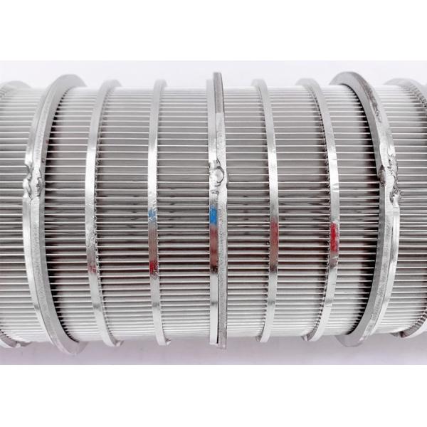 Quality 0.65mm Slot 1*2mm Wrap Wire Water Filter Elements Stainless Steel 316 for sale